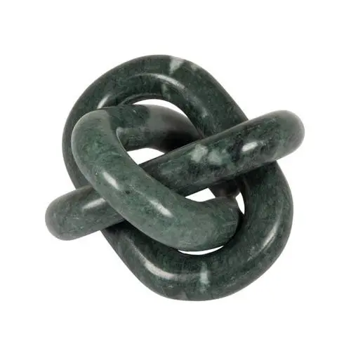 STORIED HOME Marble Chain Link - Green