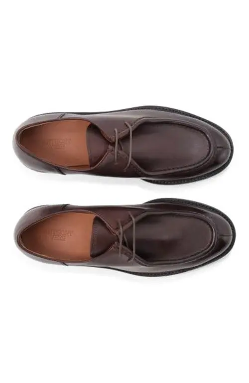 ANTHONY VEER Ellison Moc Toe Loafers - Kodiak Brown Leather