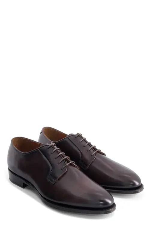 ANTHONY VEER Sterling Derby - Chestnut Depth Brown Leather