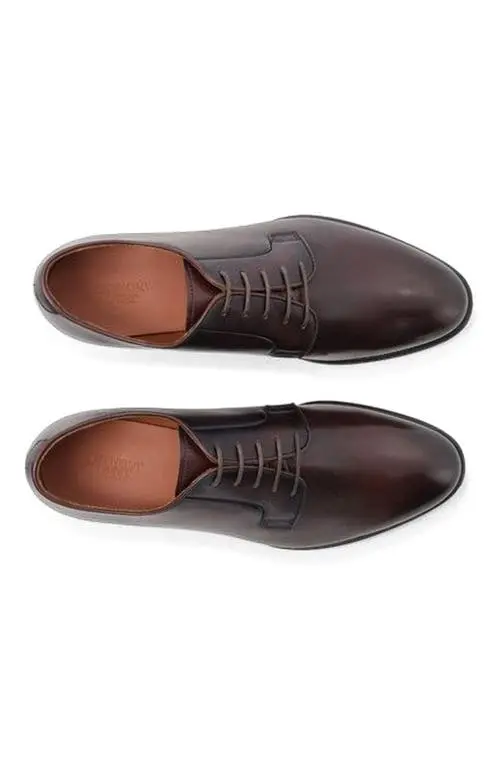 ANTHONY VEER Sterling Derby - Chestnut Depth Brown Leather