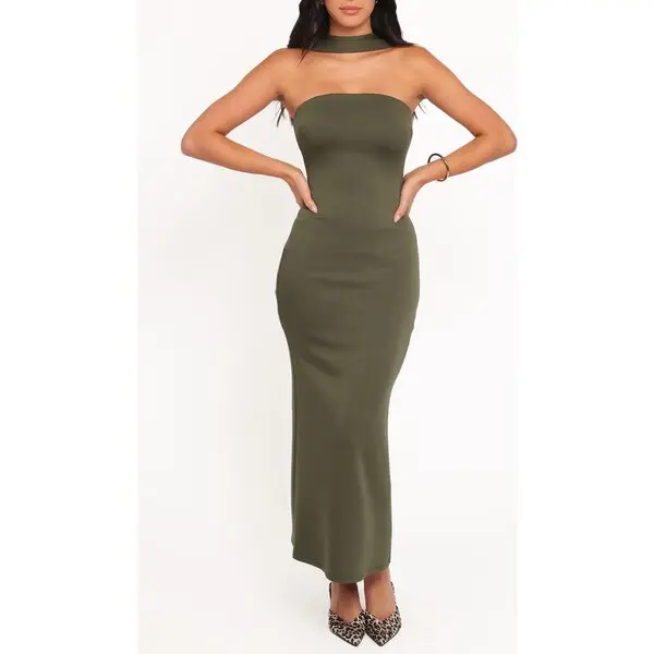 PETAL & PUP Regan Body-con Midi Dress