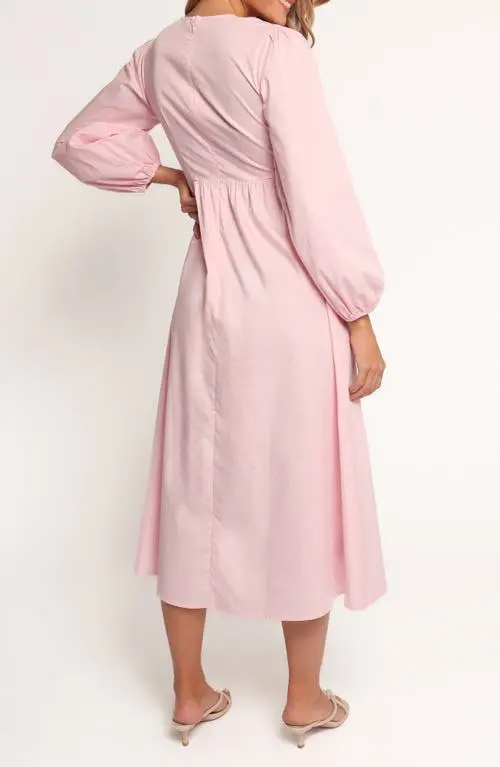 PETAL & PUP Ilyana Long Sleeve Midi Dress