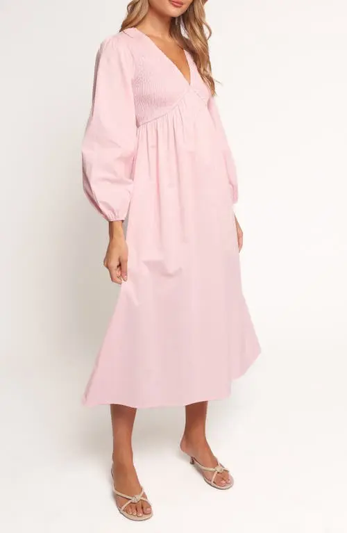 PETAL & PUP Ilyana Long Sleeve Midi Dress