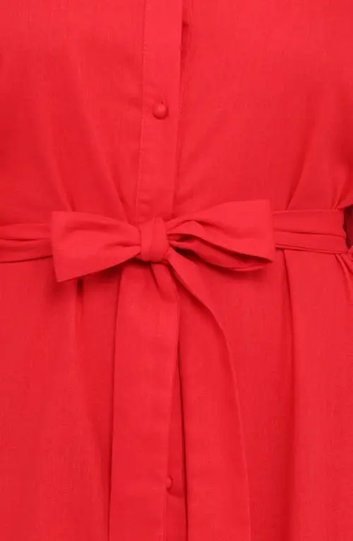 PETAL & PUP Kirrily Tie Waist Shirtdress