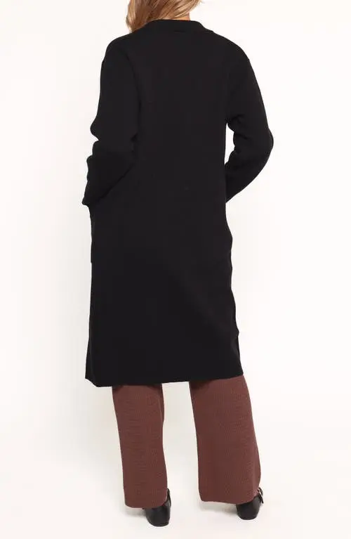 PETAL & PUP Venda Coatigan - Black