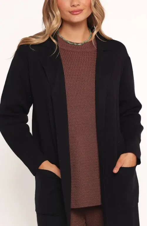 PETAL & PUP Venda Coatigan - Black
