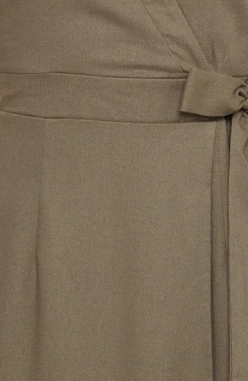PETAL & PUP Leontine Wrap Midi Dress