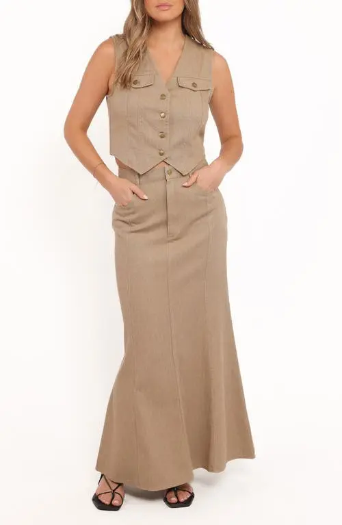 PETAL & PUP Giselle Vest And Maxi Skirt Set