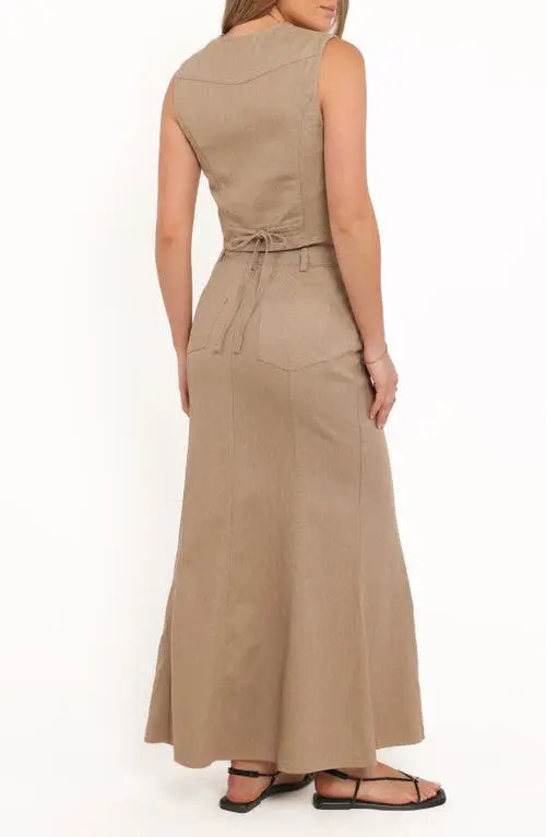 PETAL & PUP Giselle Vest And Maxi Skirt Set
