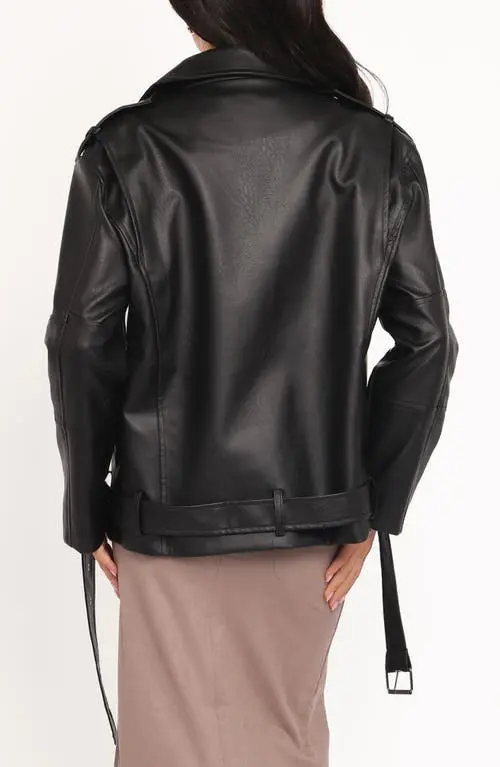 PETAL & PUP Parsons Faux Leather Jacket