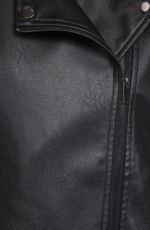 PETAL & PUP Parsons Faux Leather Jacket
