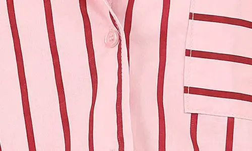 PETAL & PUP Adam Stripe Oversized Cotton Button-up Shirt
