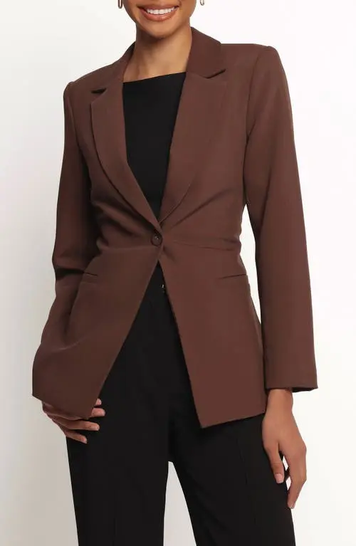 PETAL & PUP Eliana Tie Waist Blazer