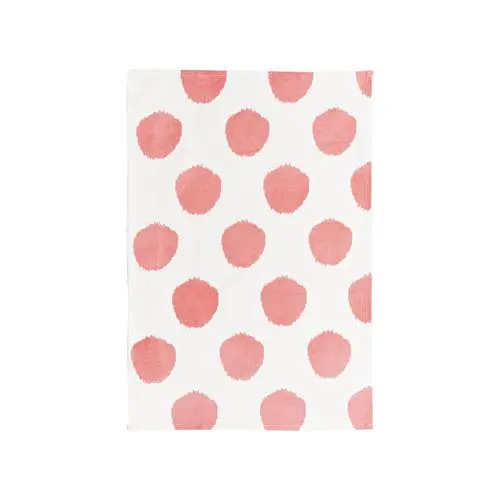 CAROL & FRANK Hibiscus Dot Towel - Pink