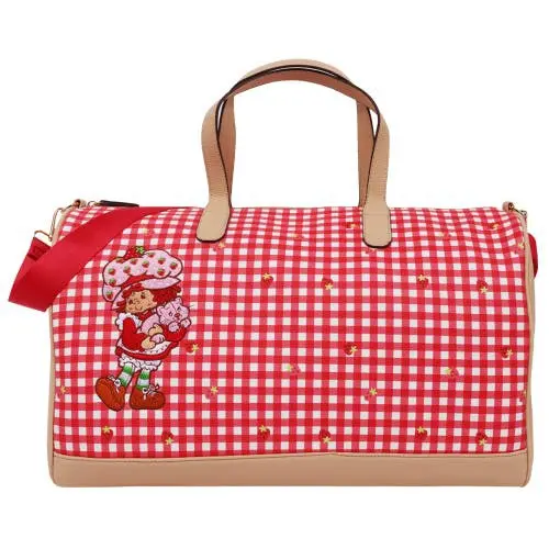STRAWBERRY SHORTCAKE Gingham Duffle Bag