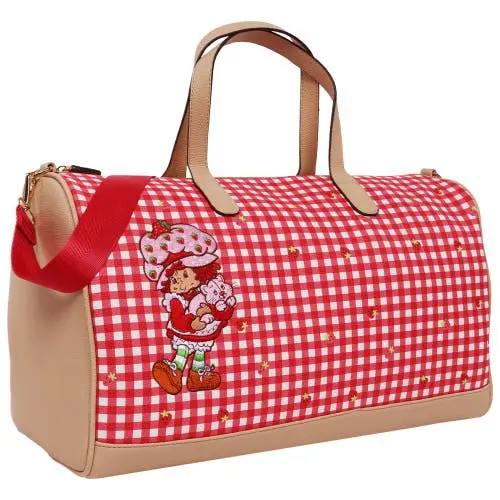 STRAWBERRY SHORTCAKE Gingham Duffle Bag