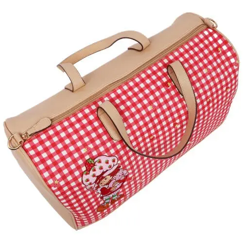 STRAWBERRY SHORTCAKE Gingham Duffle Bag