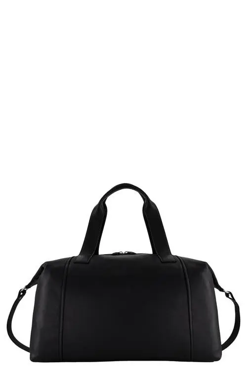 Vince Leather Duffle Bag - Black
