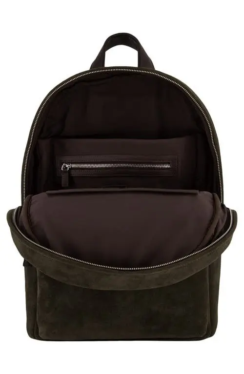 Vince Cavalor Suede Backpack - Driver Green