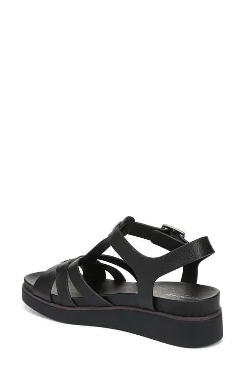 LIFESTRIDE Platform Wedge Sandals - Black