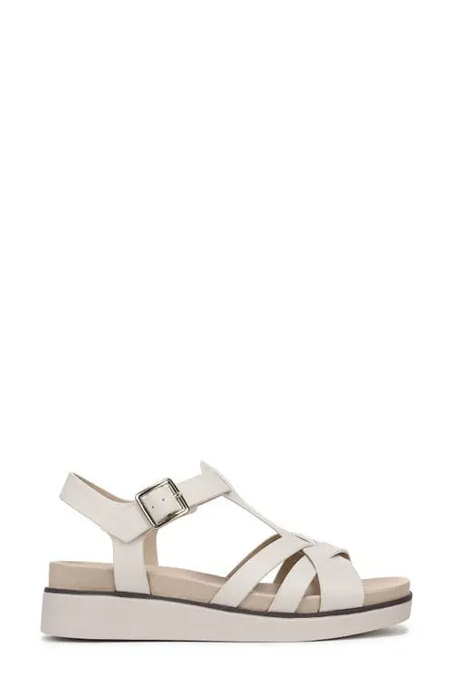 LIFESTRIDE Platform Wedge Sandals - Bone