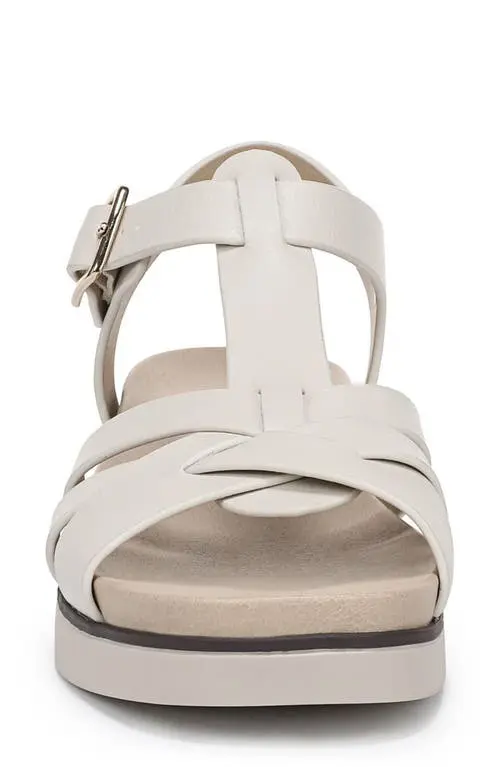 LIFESTRIDE Platform Wedge Sandals - Bone