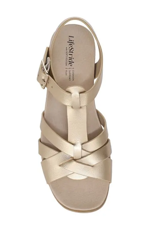 LIFESTRIDE Platform Wedge Sandals