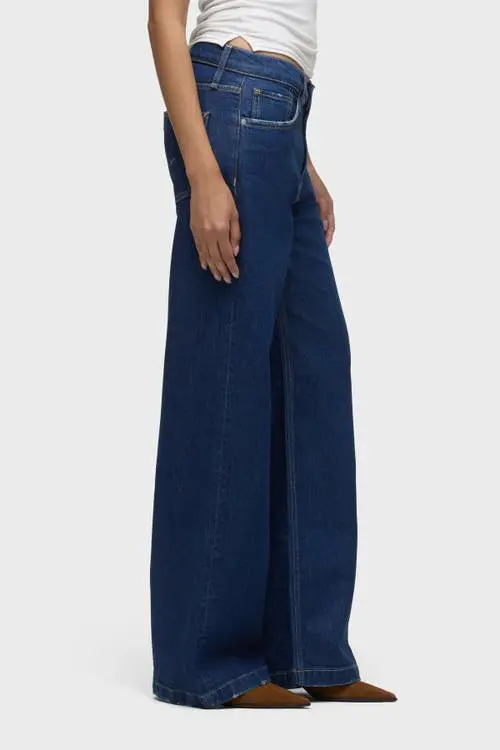 Hudson Jeans Rylee Loose Straight Jeans - Rinse