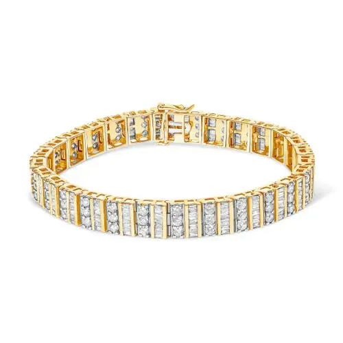 HAUS OF BRILLIANCE 14k Gold 5.50 Cttw Diamond Tennis Bracelet - Yellow