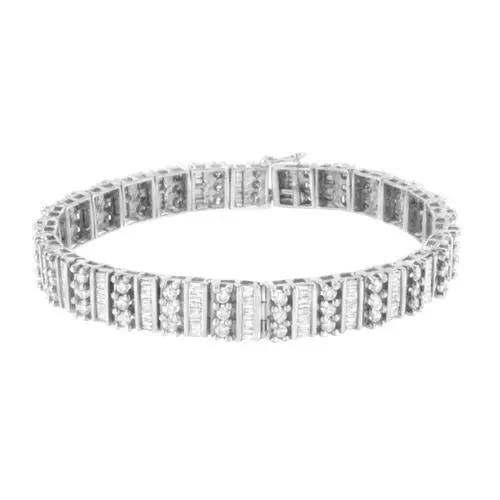 HAUS OF BRILLIANCE 14k Gold 4 7/8 Cttw Diamond Bracelet - White