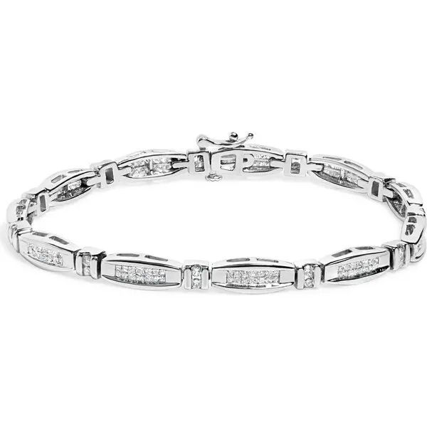 HAUS OF BRILLIANCE 14k Gold 2.0 Cttw Diamond Link Bracelet - White