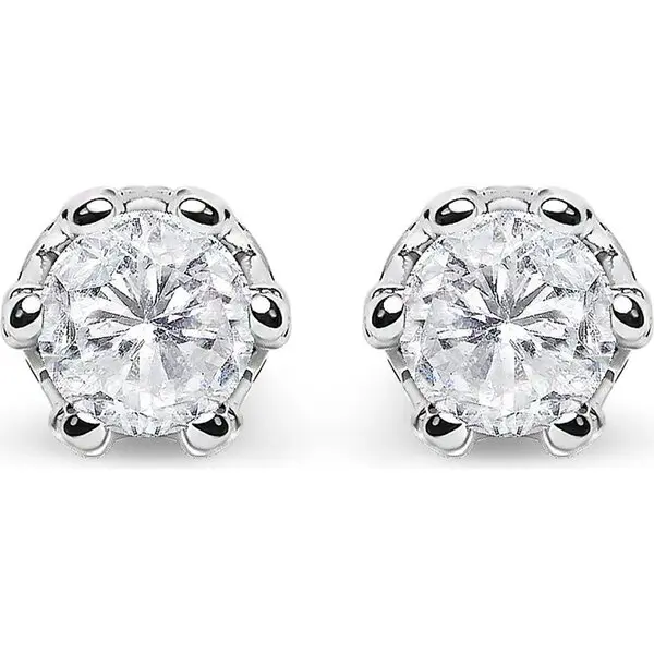 HAUS OF BRILLIANCE 14k Gold 2.0 Cttw Diamond Stud Earrings - White