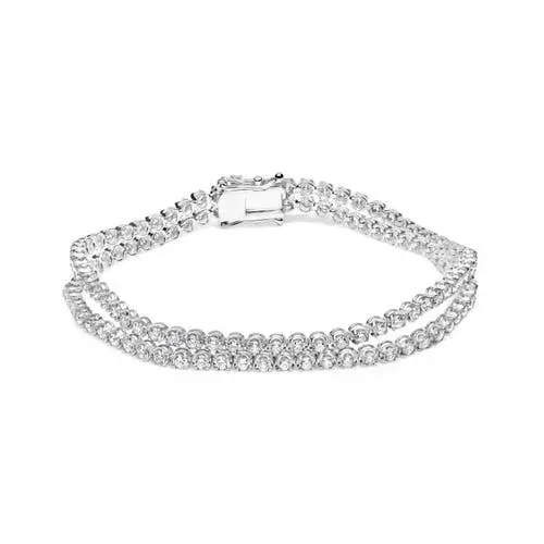 HAUS OF BRILLIANCE 18k Gold 5 3/5 Ctw Diamond Bracelet - White