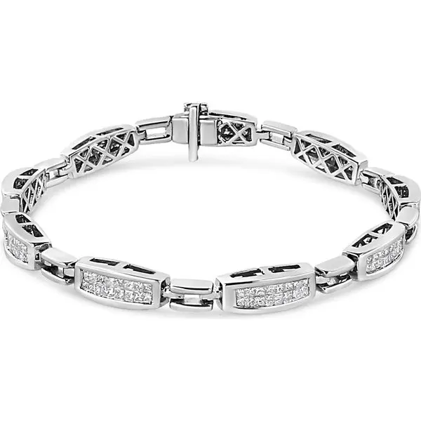 HAUS OF BRILLIANCE 14k Gold 2.00 Cttw Diamond Link Bracelet - White