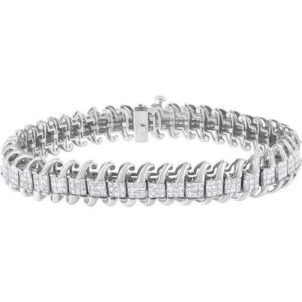 HAUS OF BRILLIANCE 14k Gold 5.0 Cttw Diamond Tennis Bracelet - White