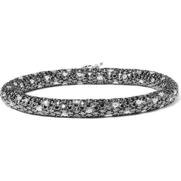 HAUS OF BRILLIANCE 18k Gold 20.0 Cttw Diamond Bracelet - White