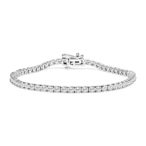 HAUS OF BRILLIANCE 14k Gold 6.00 Cttw Lab Grown Diamond Tennis Bracelet - White