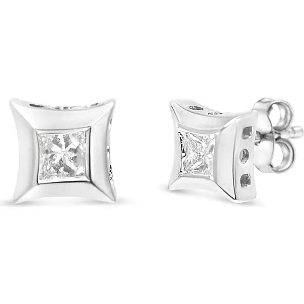 HAUS OF BRILLIANCE 10k Gold 0.30 Ct. Diamond Stud Earrings - White