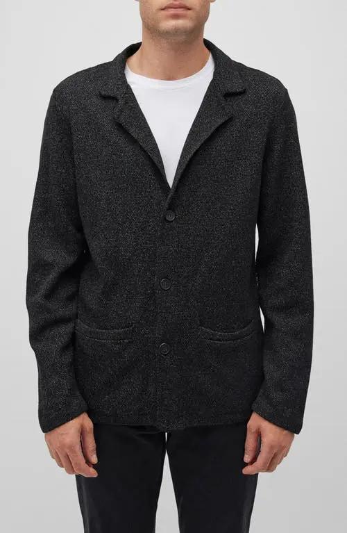 MAVI Mélange Knit Three-button Blazer