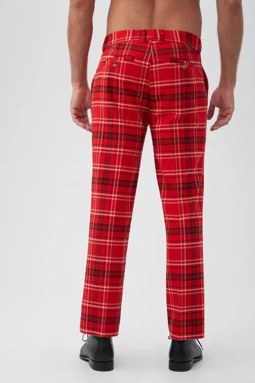 Mr Turk Dirk Plaid Trousers