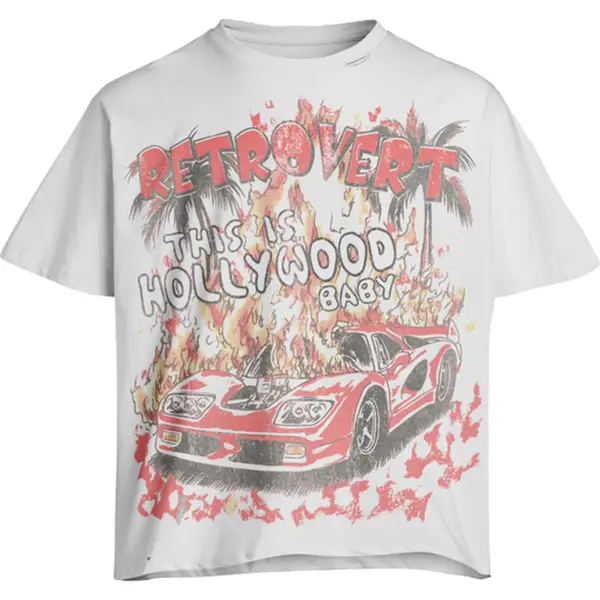 RETROVERT Hollywood Tee - Red