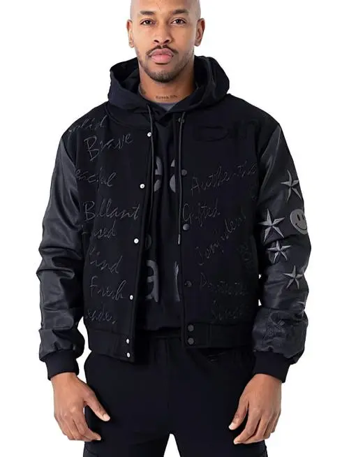 DAI MODA Affirmation Letterman Jacket