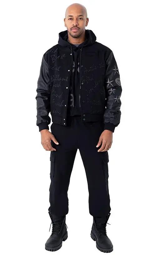 DAI MODA Affirmation Letterman Jacket