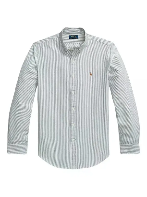 Ralph Lauren Long-sleeved Striped Shirt - Grey