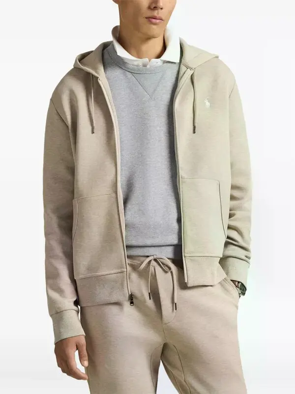 Polo Ralph Lauren Hooded Zip-up - Neutrals