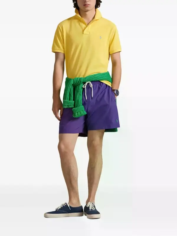 Polo Ralph Lauren Ribbed Polo Shirt - Yellow