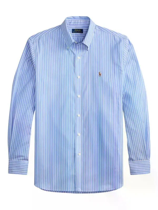 Ralph Lauren Striped Long-sleeve Shirt - Blue
