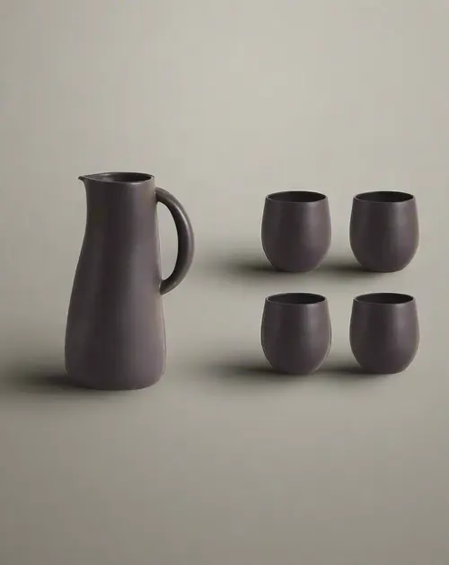 GHARYAN STONEWARE Serenity Jug & Cup Set