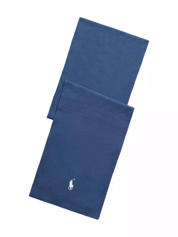 Polo Ralph Lauren Logo-detail Scarf - Blue