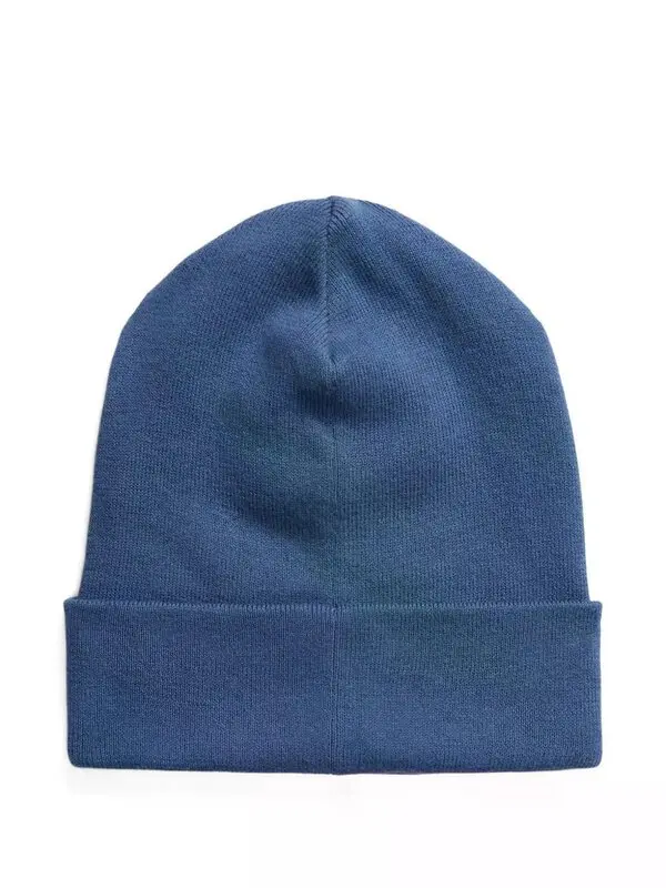 Polo Ralph Lauren Logo-detail Beanie - Blue